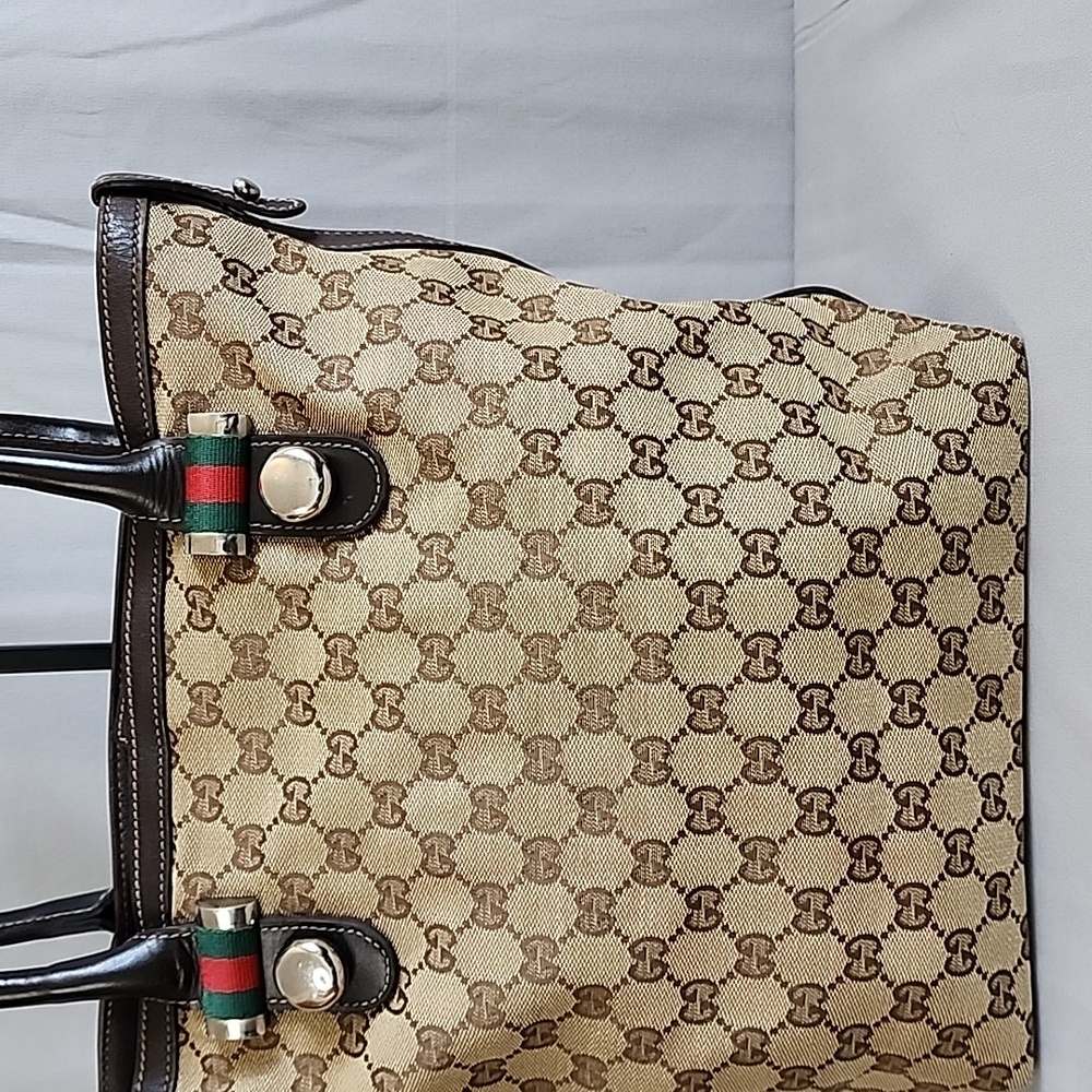 Gucci Gg Canvas Match Ball Tote Bag - Gem